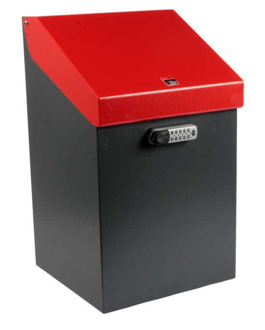 Secure Home Parcel Delivery Box - The iBin Classic - Red